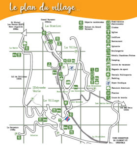 Plan du village – Gresse-en-Vercors